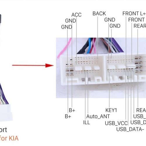 Stereo Coupler For KIA (Female) | KIA Female Stereo Connector Harness