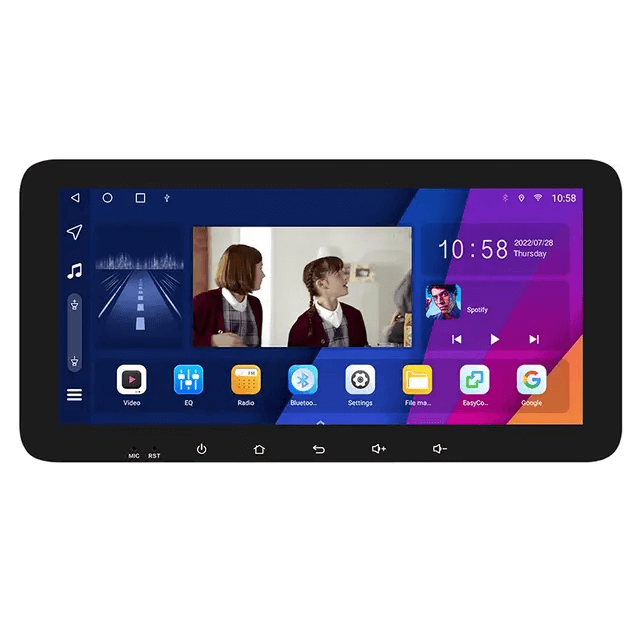 Universal 9 Inch Android Car Stereo With Front Rear Camera